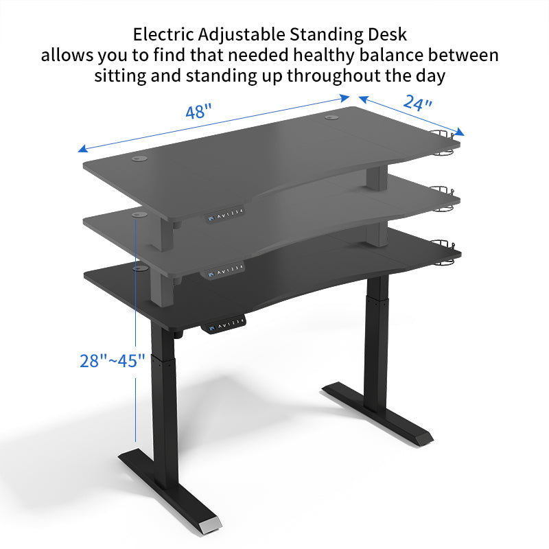 Ljubljana Electronic Height Adjustable Table – NB TV Mount